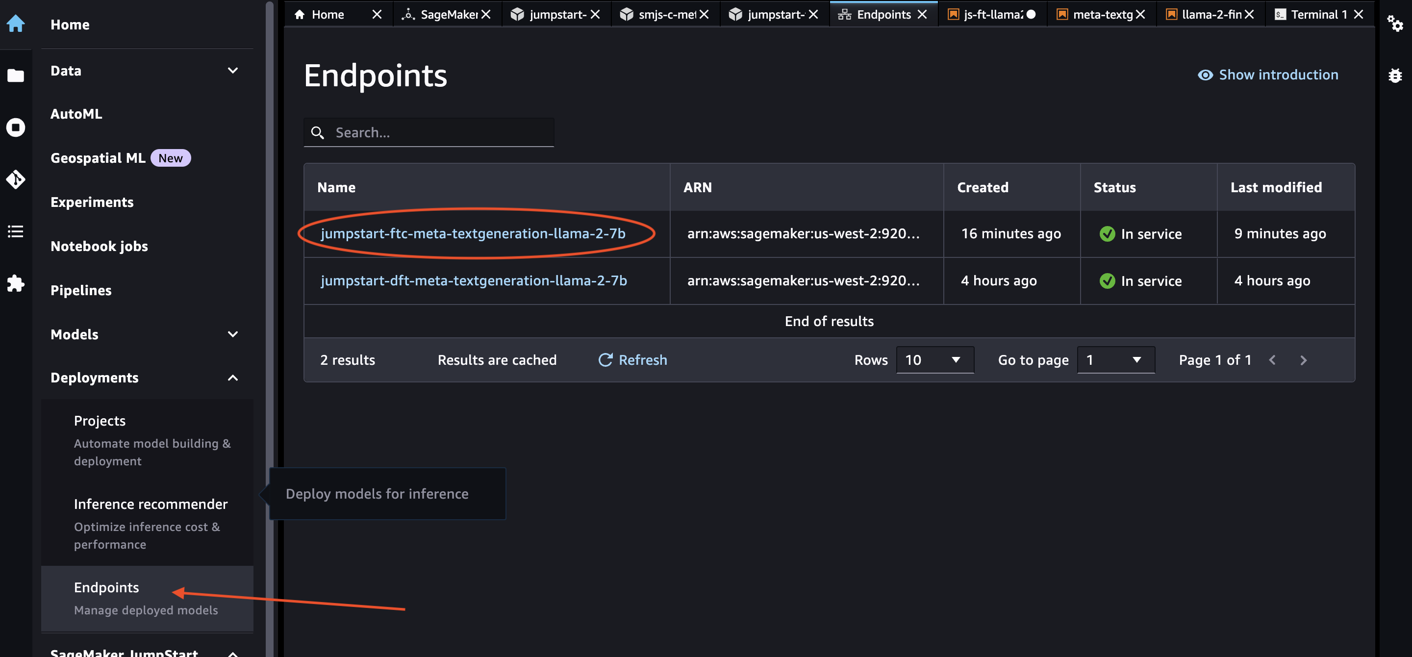How to Inference SageMaker JumpStart LLaMa 2 Realtime Endpoint Programatically
